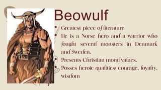 Poetry and the Life (Beowulf) Life in the Anglo Saxon Era.pptx