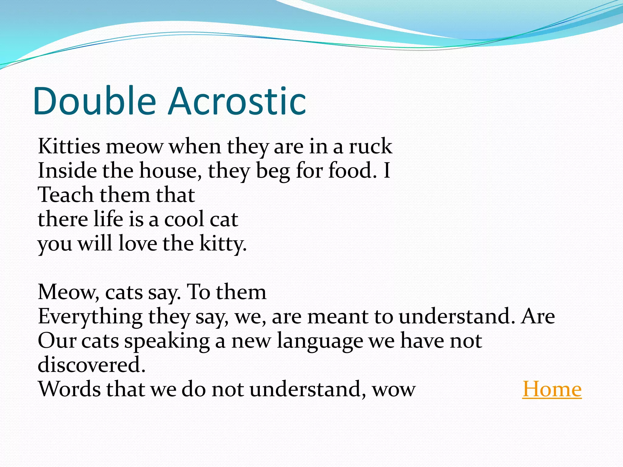 Poetry anthology | PPT