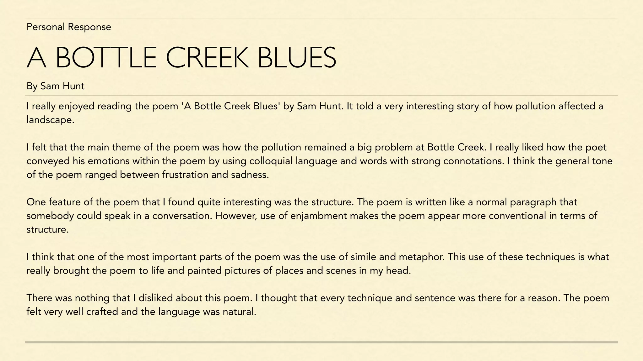 Poetry Anthology - Alex de Beer | PPT