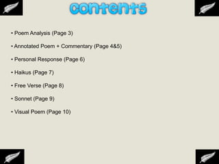 Poetry Anthology | PPTX