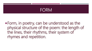 Poetry assessment | PPTX