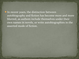 Poetry, Autobiography, and Holy Book | PPT