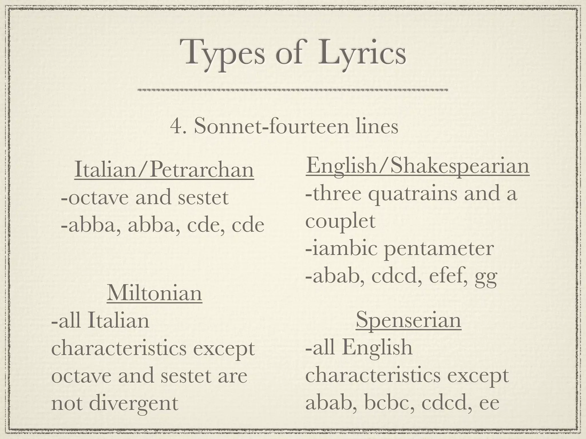 Poetry PPT | KEY