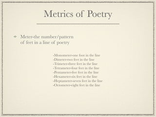 Poetry PPT | KEY