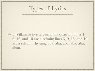 Poetry PPT | KEY