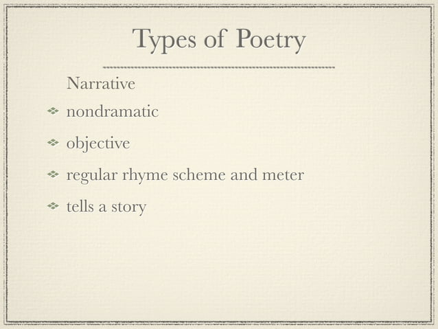 Poetry PPT | PPT
