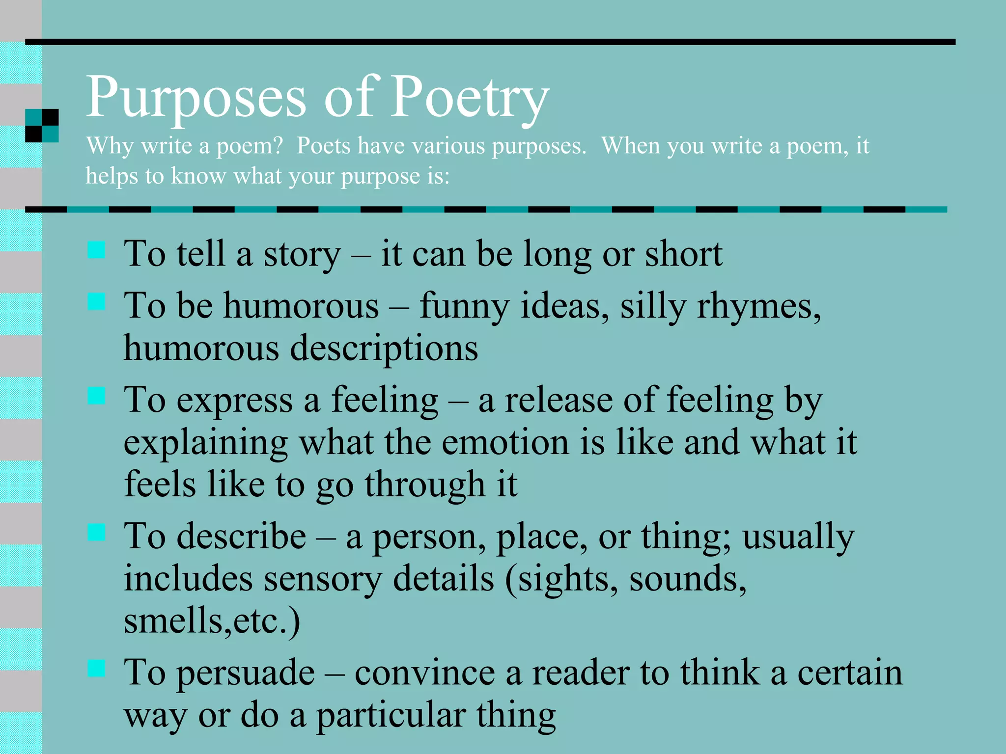 Intro to Poetry | PPT | Poetry | Books and Literature