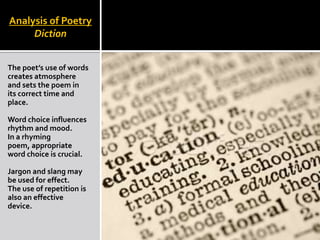 Poetry Basics: Introduction to poetry - analysis and forms. | PPTX