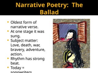 reading and writing poetry - POETRY BASICS | PPTX