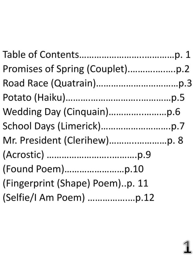 Summative: Poetry Booklet (rubric and instructions) | PPTX | Poetry ...