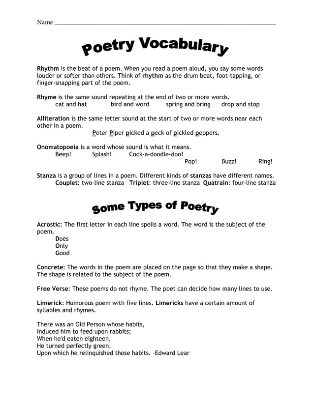 Poetry Centers | PDF