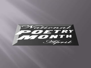 Poetry club | PPTX