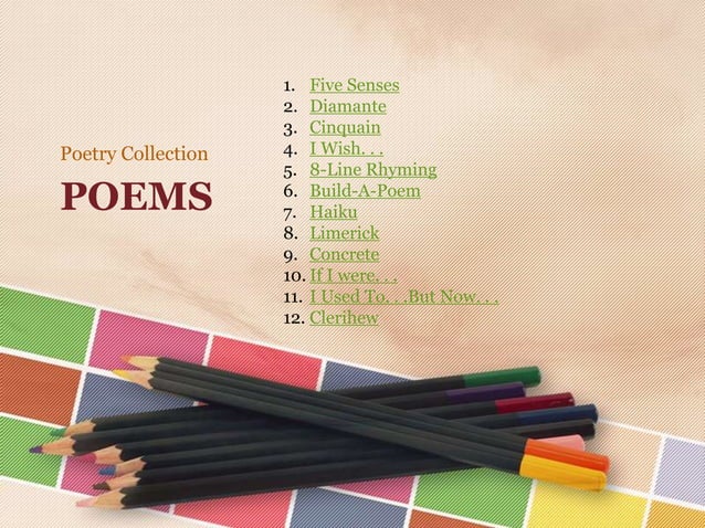 Poetry Collection | PPT
