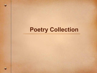 Poetry Collection | PPT