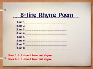 Poetry collection (overview) | PPT