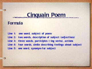 Poetry collection (overview) | PPT