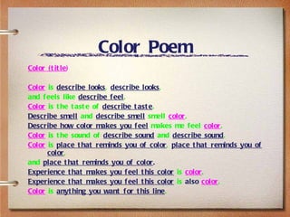 Poetry collection (overview) | PPT