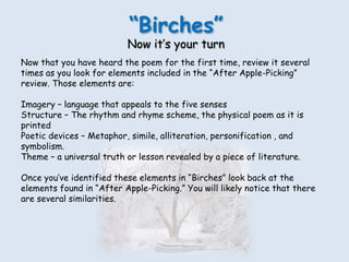 Poetry comparison project | PPTX