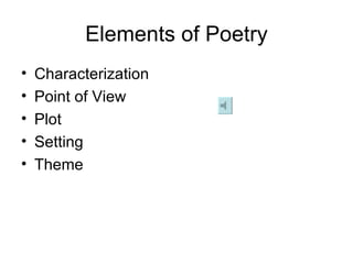 Poetry Creative Writing | PPT