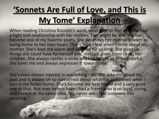 Poetry dedication project | PPT