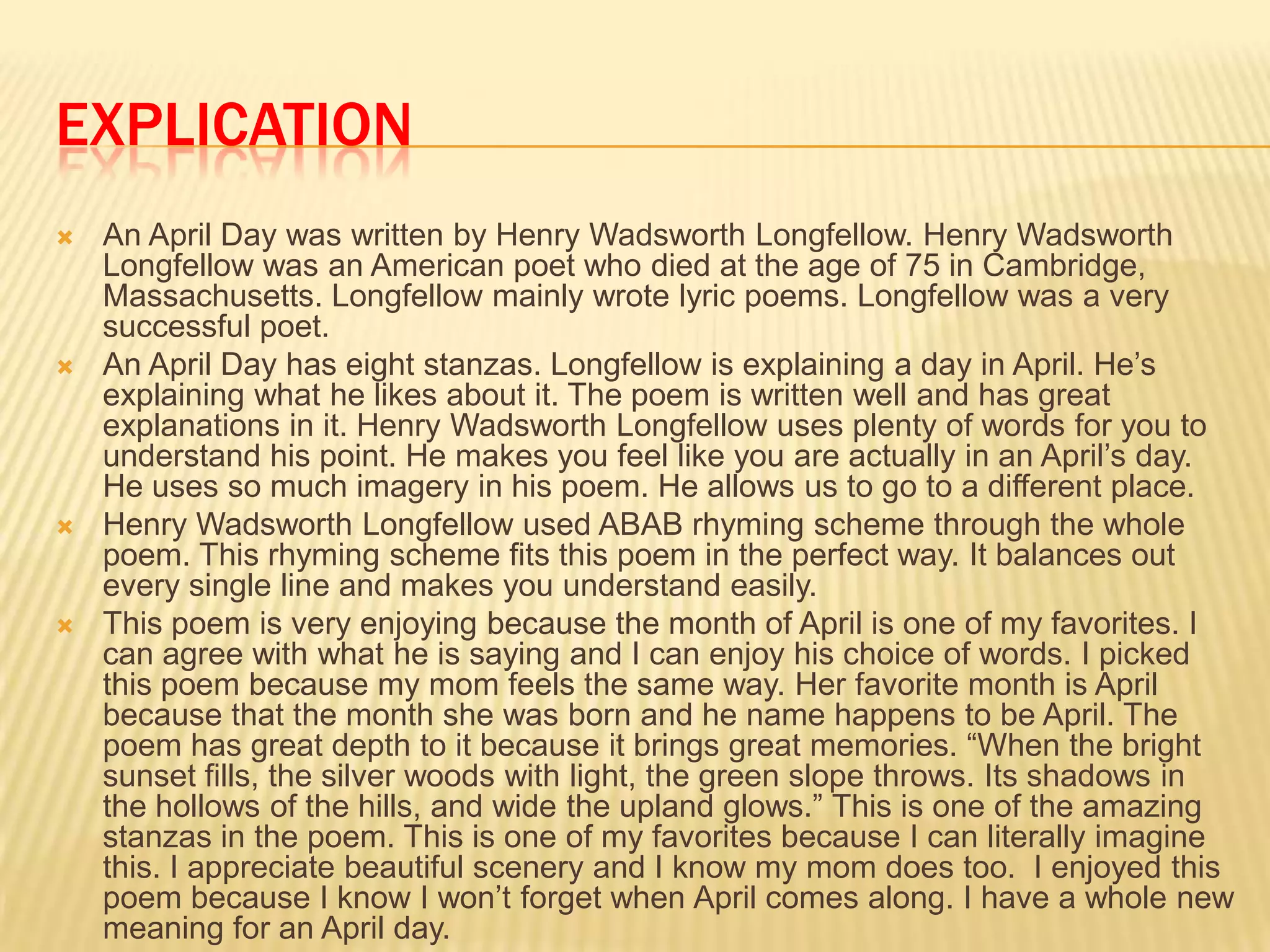 Poetry Dedication Project | PPTX