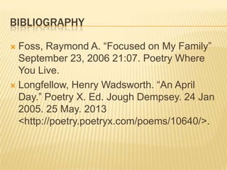 Poetry Dedication Project