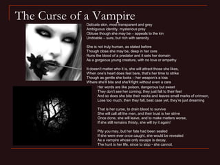 Vampire Love Poems
