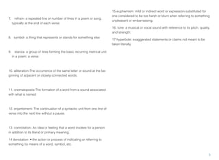 Poetry devices | PPT | Free Download