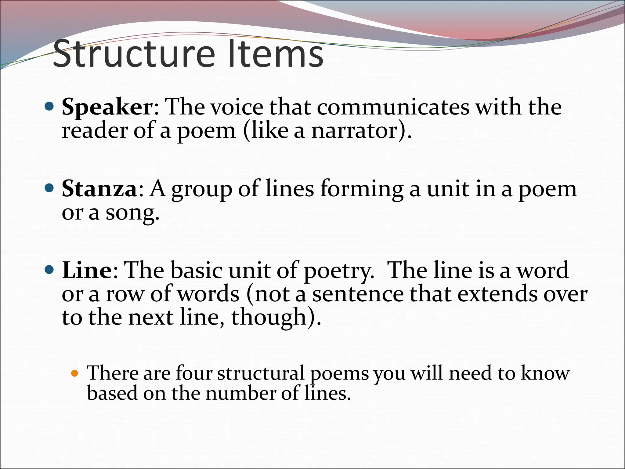 Poetry Devices Structure and Forms.ppt