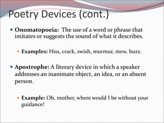 Poetry Devices Structure and Forms.ppt