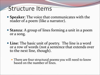 Poetry Devices Structure and Forms.ppt