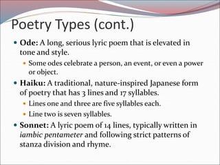 Poetry Devices Structure and Forms.ppt