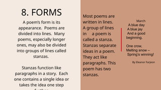 Different Types of Poems Education Presentation in Blue and Orange ...