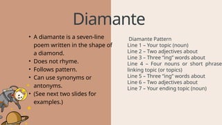 Different Types of Poems Education Presentation in Blue and Orange ...