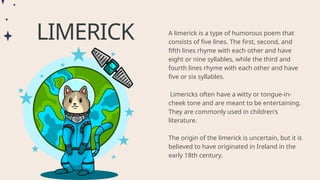 Different Types of Poems Education Presentation in Blue and Orange ...