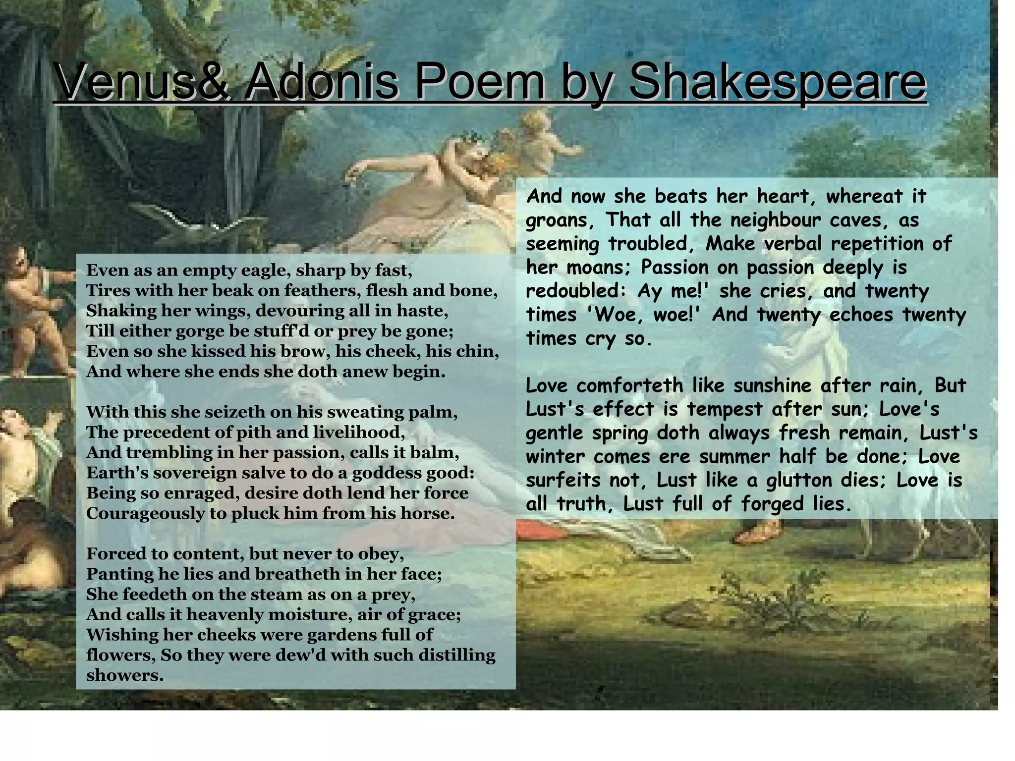 Poetry During The Renaissance! | PPT