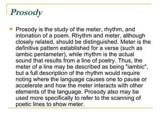 Poetry elements | PPT | Poetry | Books and Literature