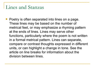 Poetry elements | PPT