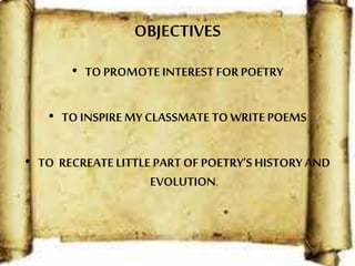 English poetry/Poetry evolution in England | PPT