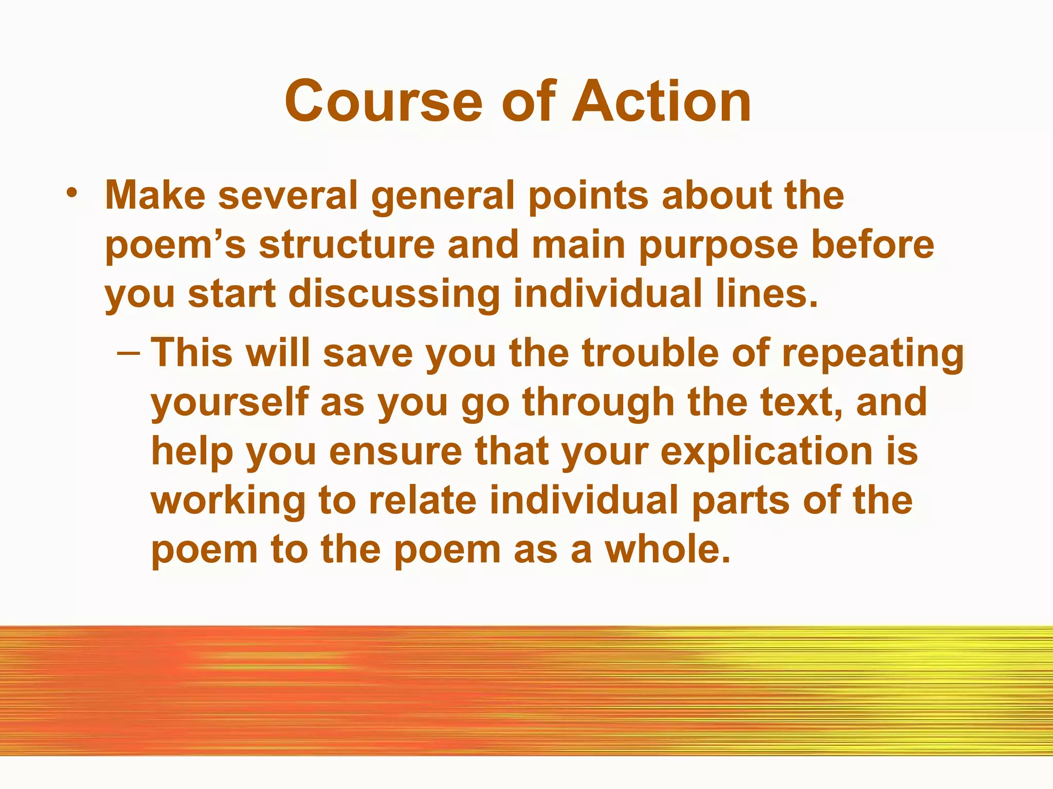 Poetry explication | PPT