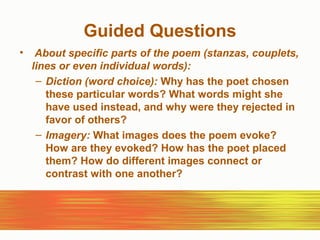 Poetry explication | PPT