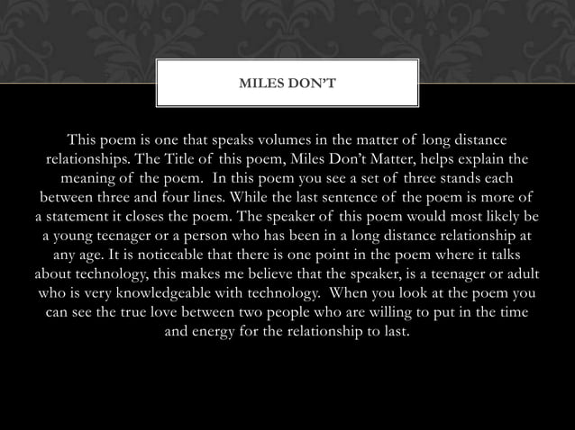 Poetry explication project | PPTX | Poetry | Books and Literature