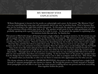 Poetry explication project Final | PPTX