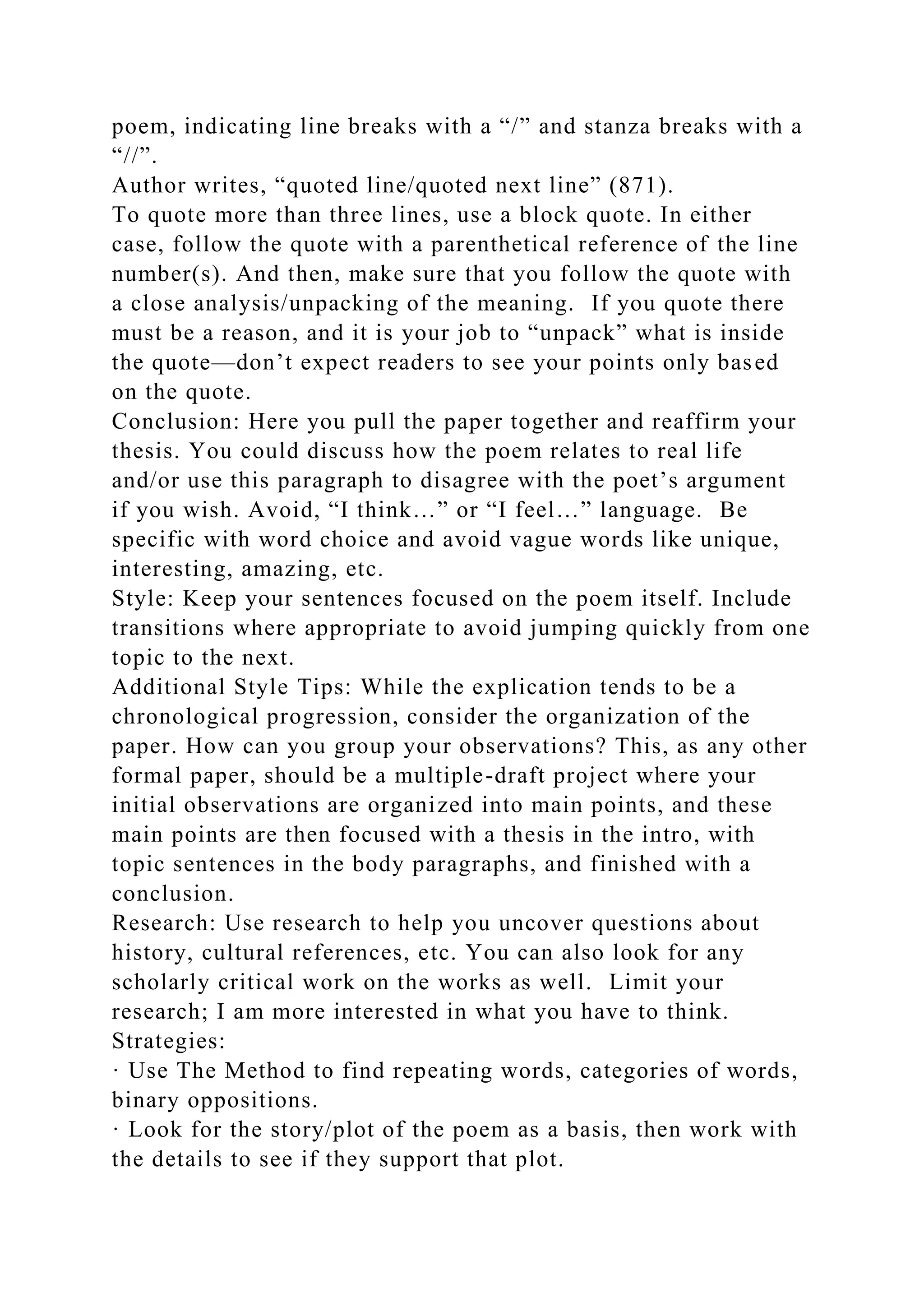 Poetry ExplicationWorld Literature Poetry Explication Assignment.docx ...