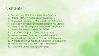 Poetry for Children (The Magic of Poetry).pptx