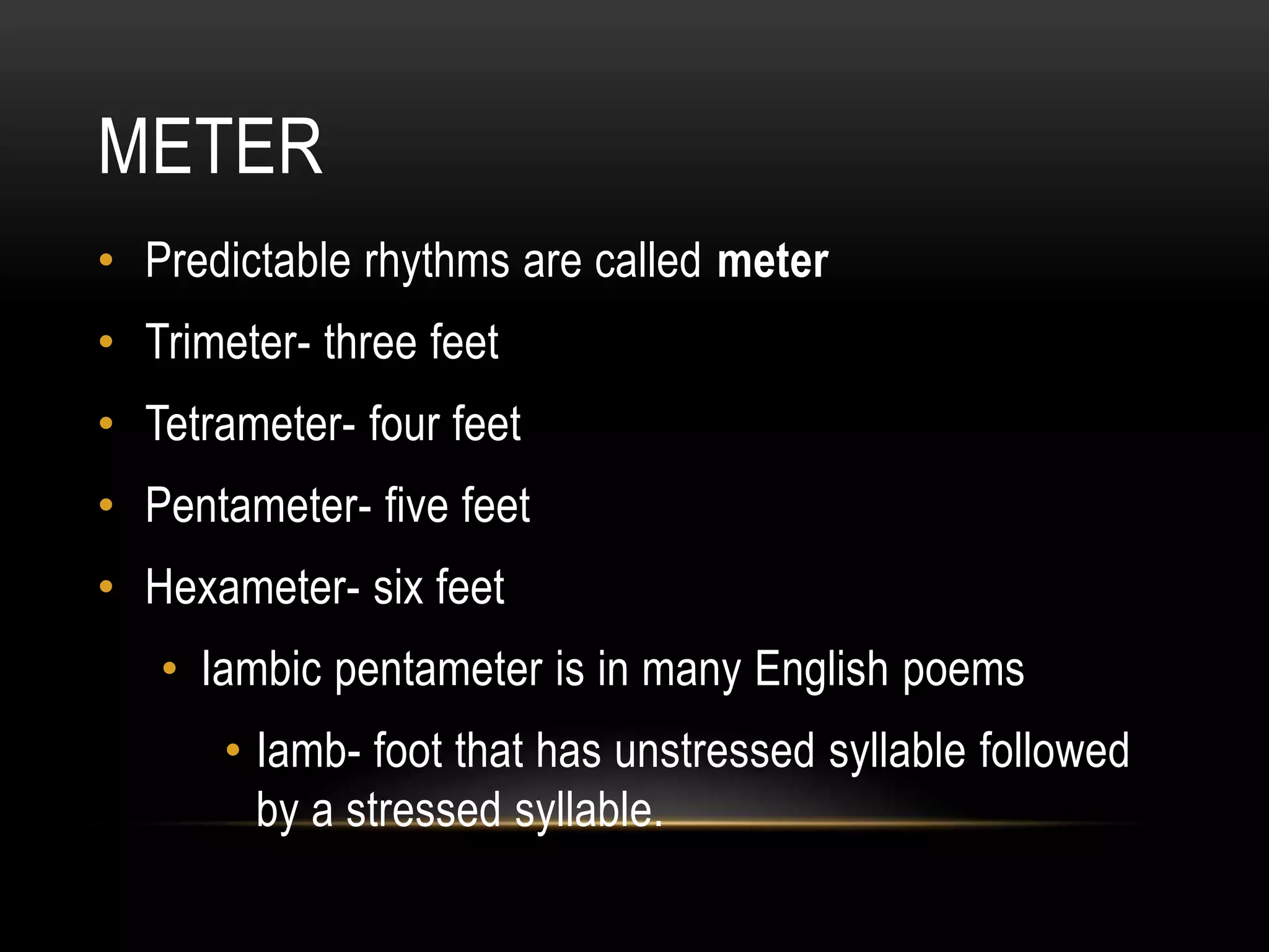 Poetry Form and Parts | PPTX