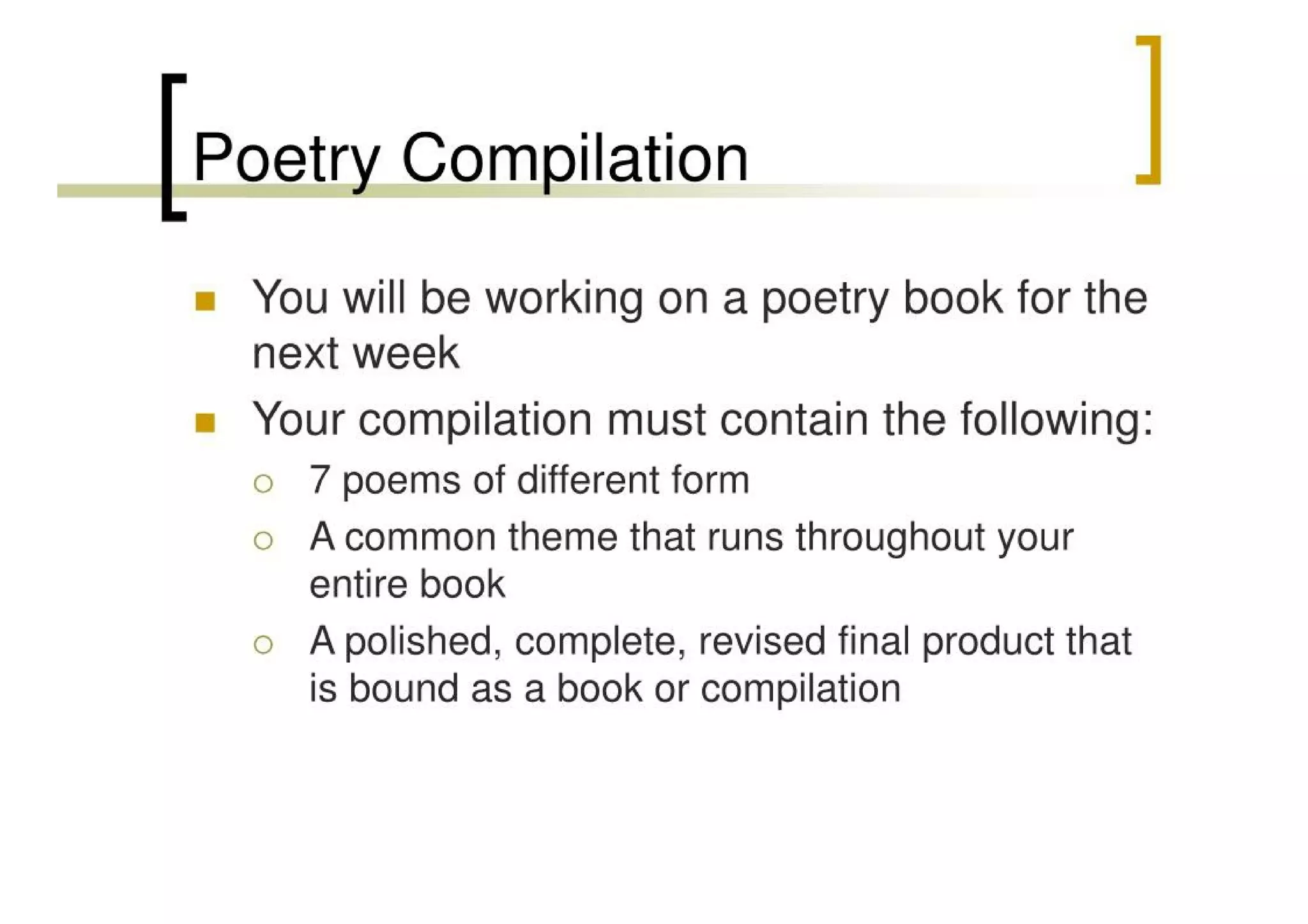Poetry Forms | PDF
