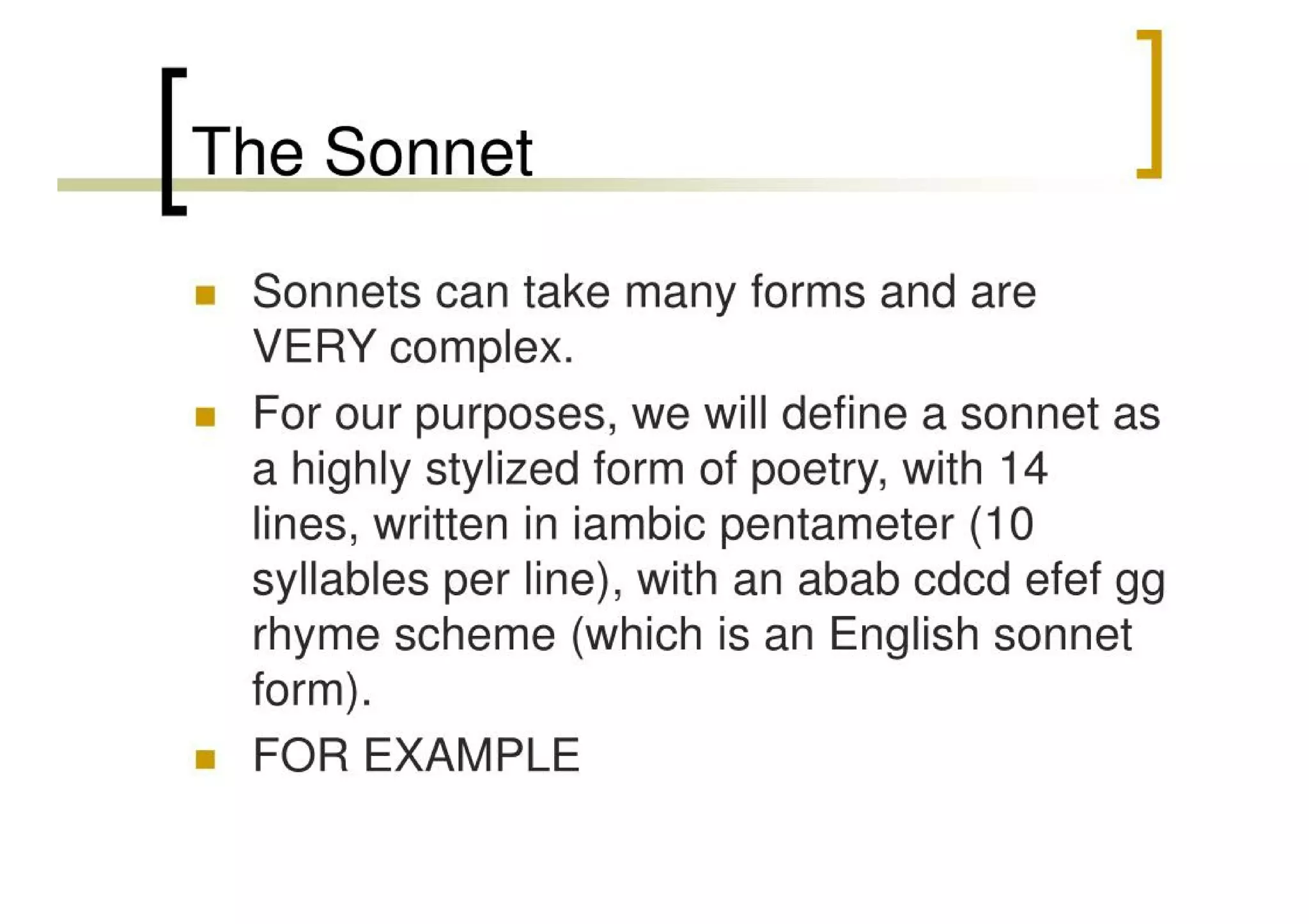 Poetry Forms | PDF