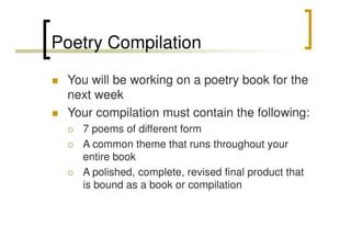 Poetry Forms | PDF