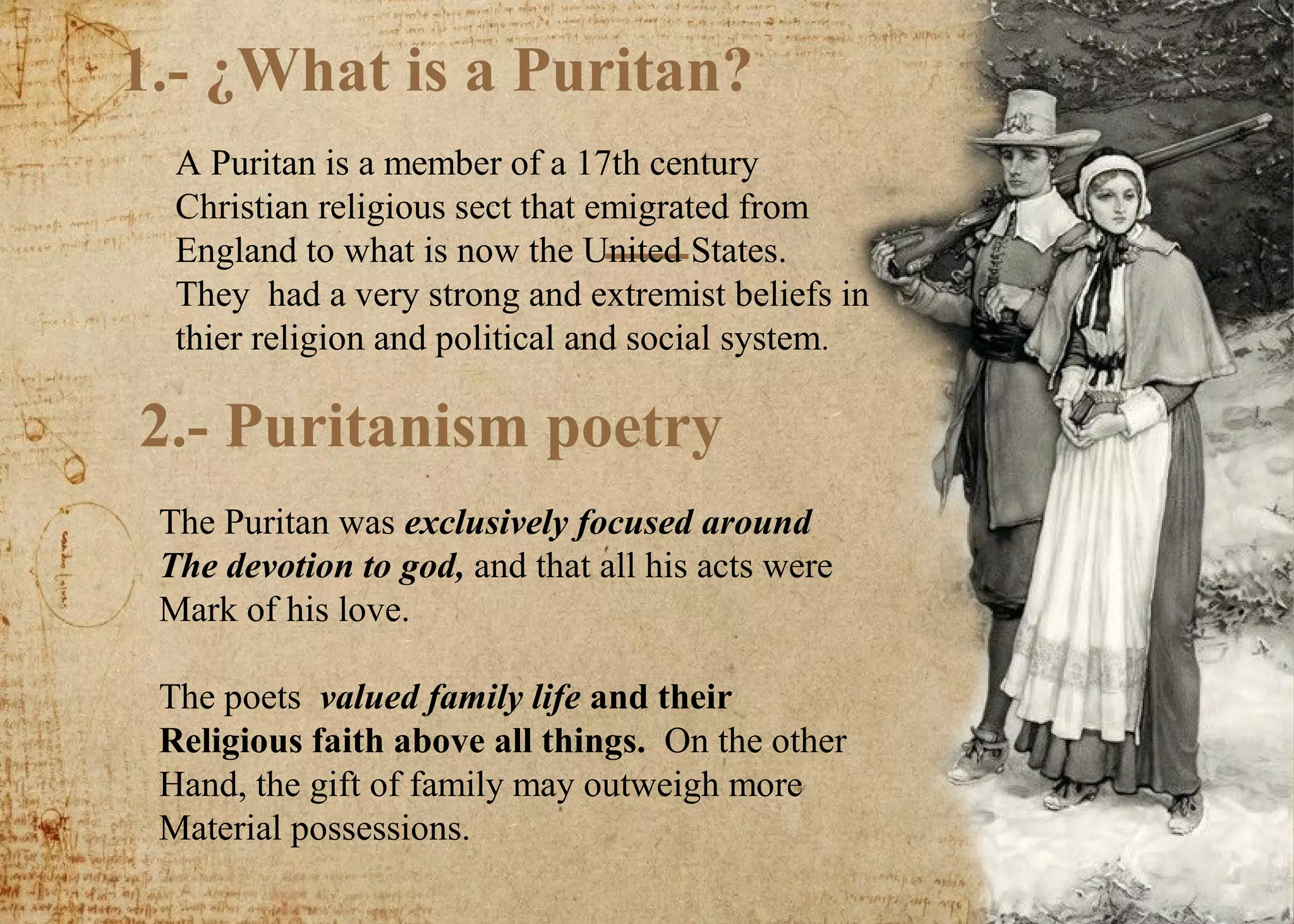 Poetry from puritanims | PPT
